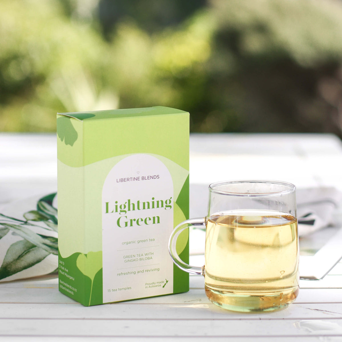 Lightning Green tea – refreshing and reviving – Libertine Blends