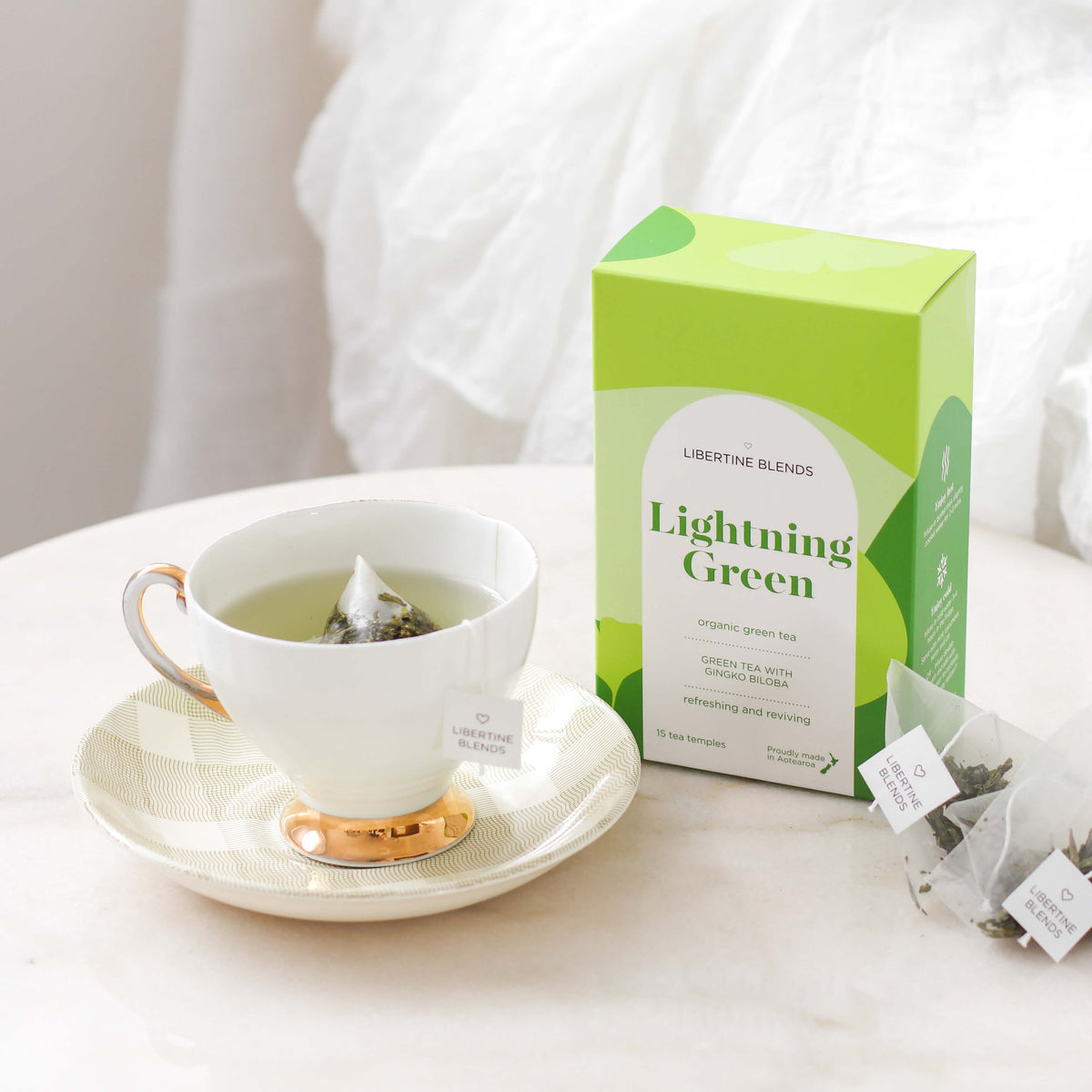 Lightning Green tea – refreshing and reviving – Libertine Blends